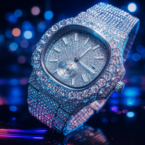 Iced-Out Watch. Hip-Hop Wrist Watch for Men – BionikaLux